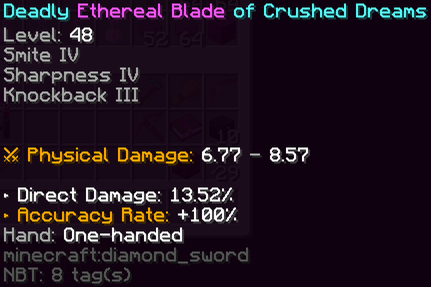 Ethereal Blade | Lost Lands Redux (Minecraft Server) Wiki | Fandom
