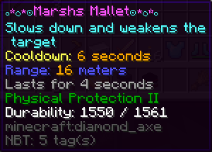 Marsh's Mallet | Lost Lands Redux (Minecraft Server) Wiki | Fandom