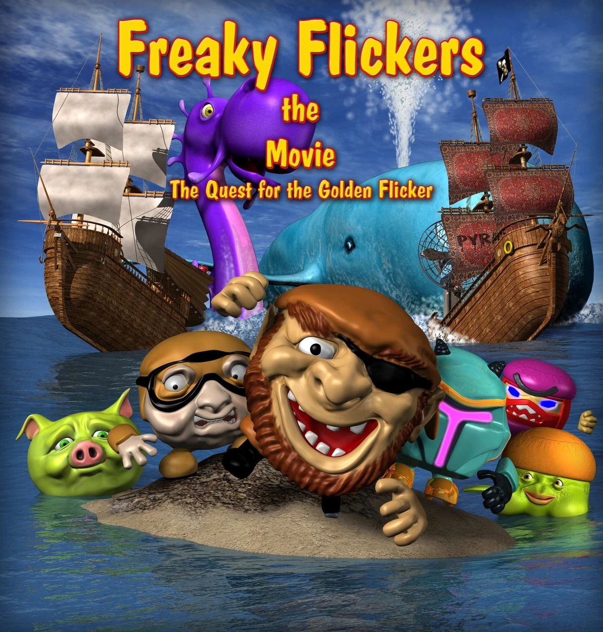 Freaky Flickers: Quest for the Golden Flicker (Película animada CGI ...