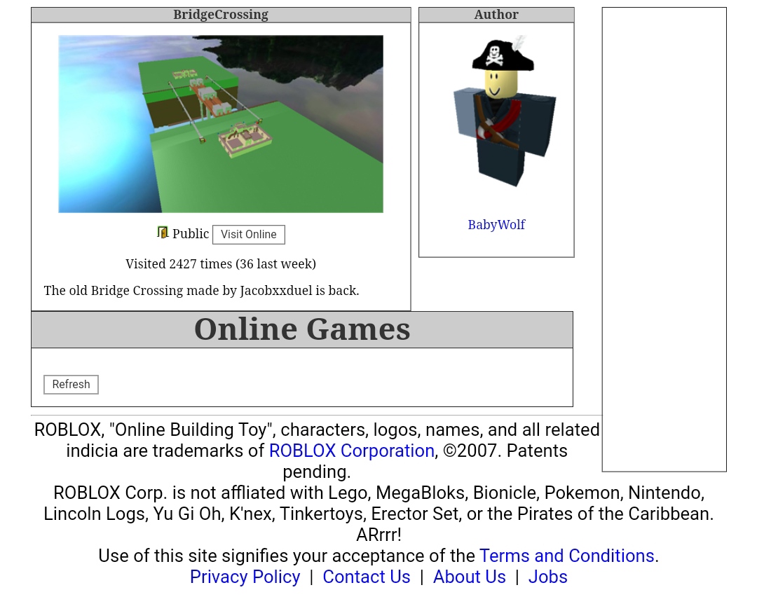 Roblox: Lost Media (2007-2008) | Lost Media Archive | Fandom