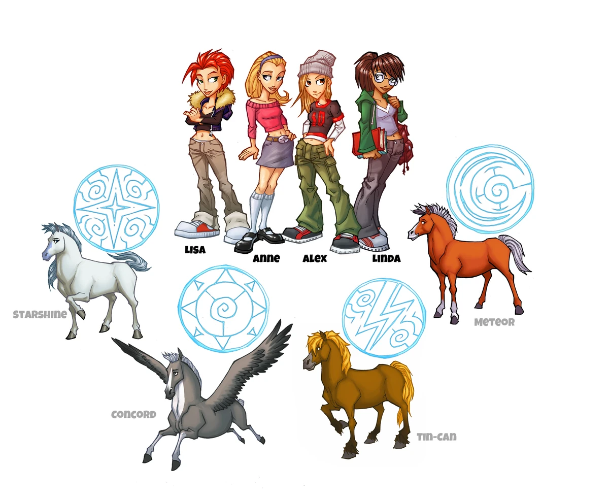 Starshine Legacy (Partially found official characters artworks) | Lost ...