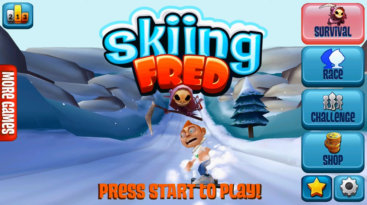 Skiing Fred (LOST NVIDIA Shield Version) | Lost Media Archive | Fandom