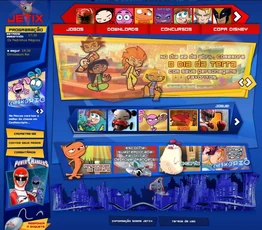 Jetix (contenido de sitio web de canal de televisión parcialmente ...
