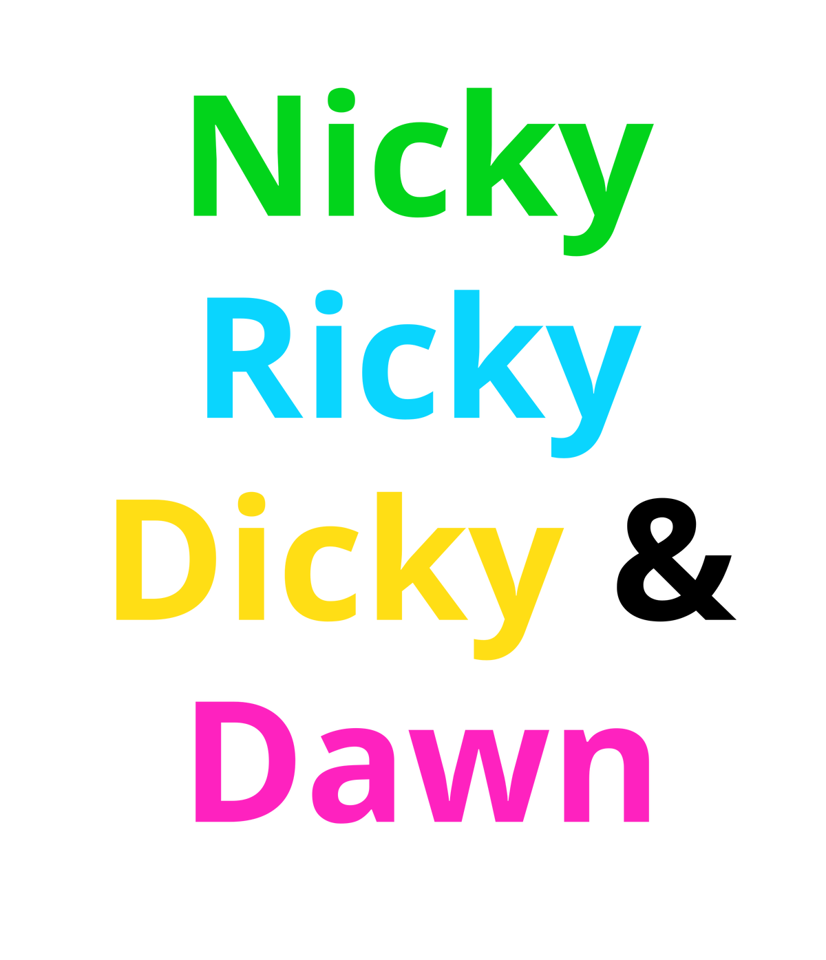 Nicky, Ricky, Dicky & Dawn (pilot) | Lost Media Archive | Fandom