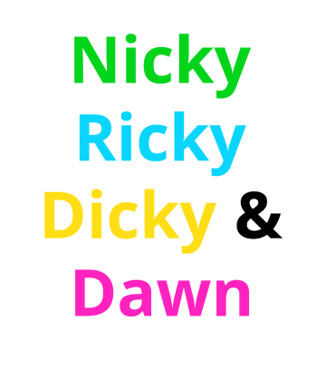 Nicky, Ricky, Dicky & Dawn (pilot) | Lost Media Archive | Fandom