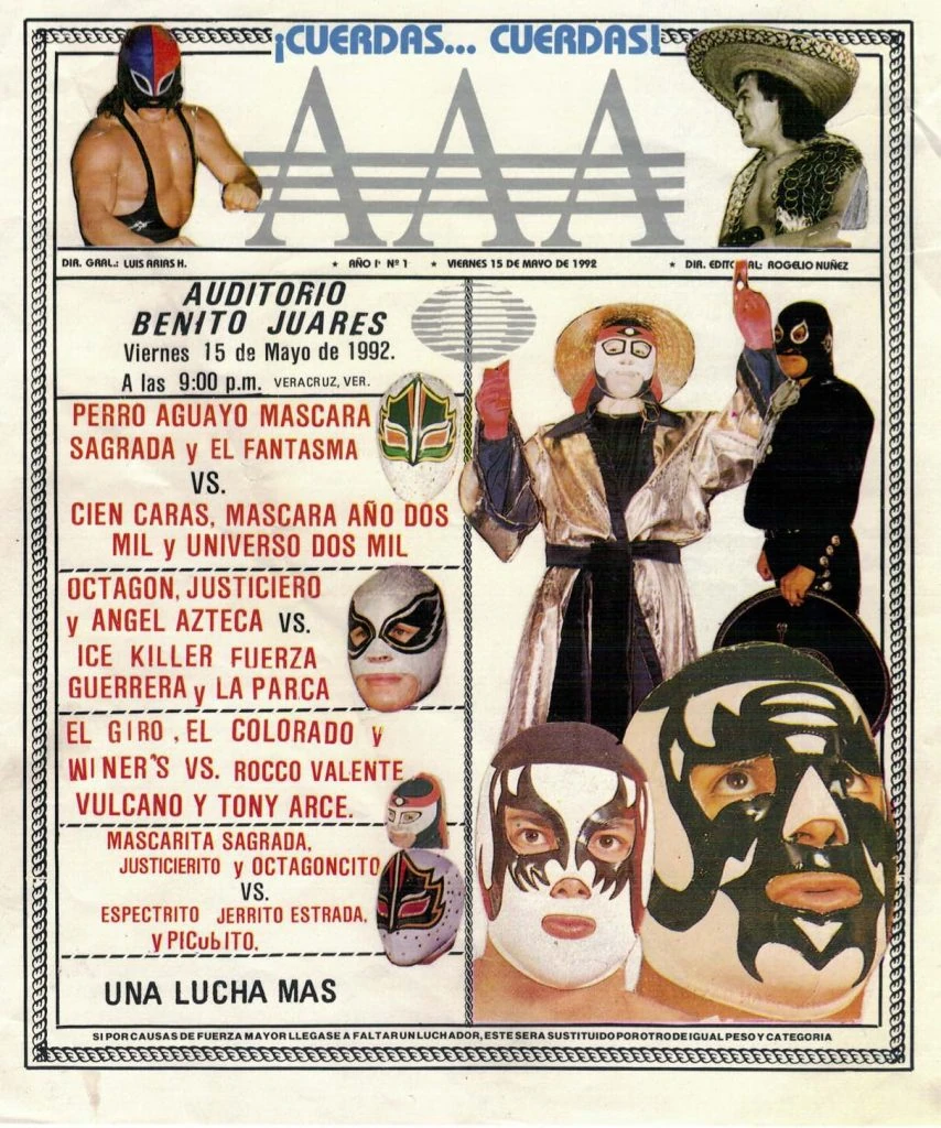 Lucha Libre AAA (transmisión perdida de primer evento de lucha libre mexicana; 1992) | Wikia ...