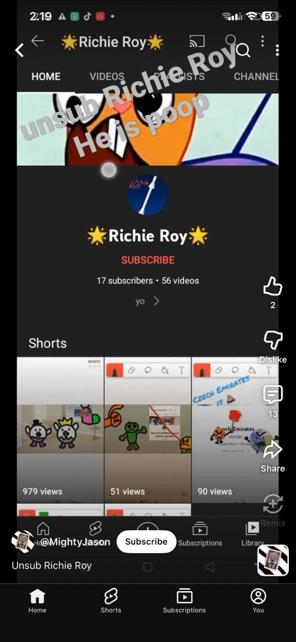 🌟Richie Roy🌟 (Lost YouTube Account) | Lost Media Archive | Fandom