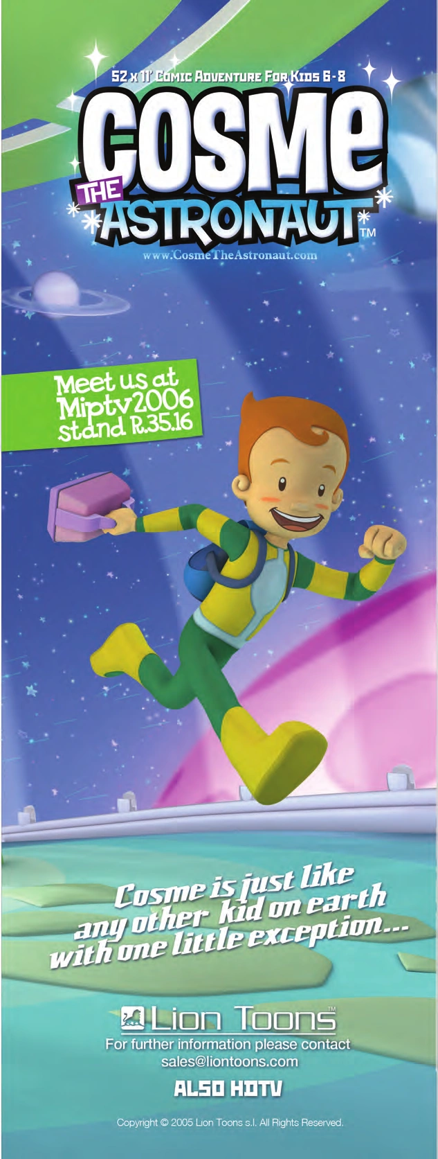 Cosme the Astronaut (Lost Pilot from Lion Toons) | Lost Media Archive ...