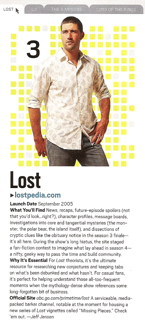 Lostpedia:Media coverage | Lostpedia | Fandom