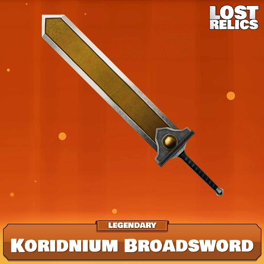 Koridnium Broadsword | Lost Relics Game Wiki | Fandom