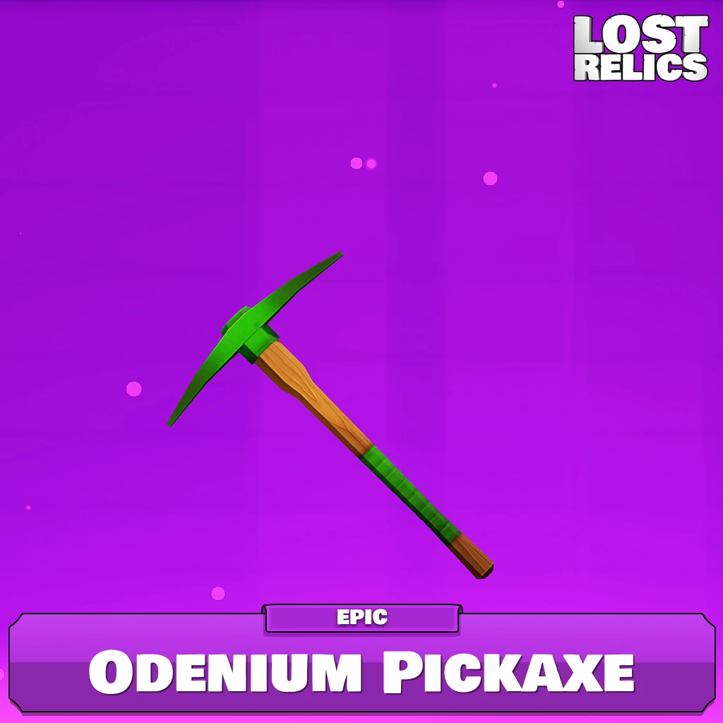 Odenium Pickaxe | Lost Relics Game Wiki | Fandom
