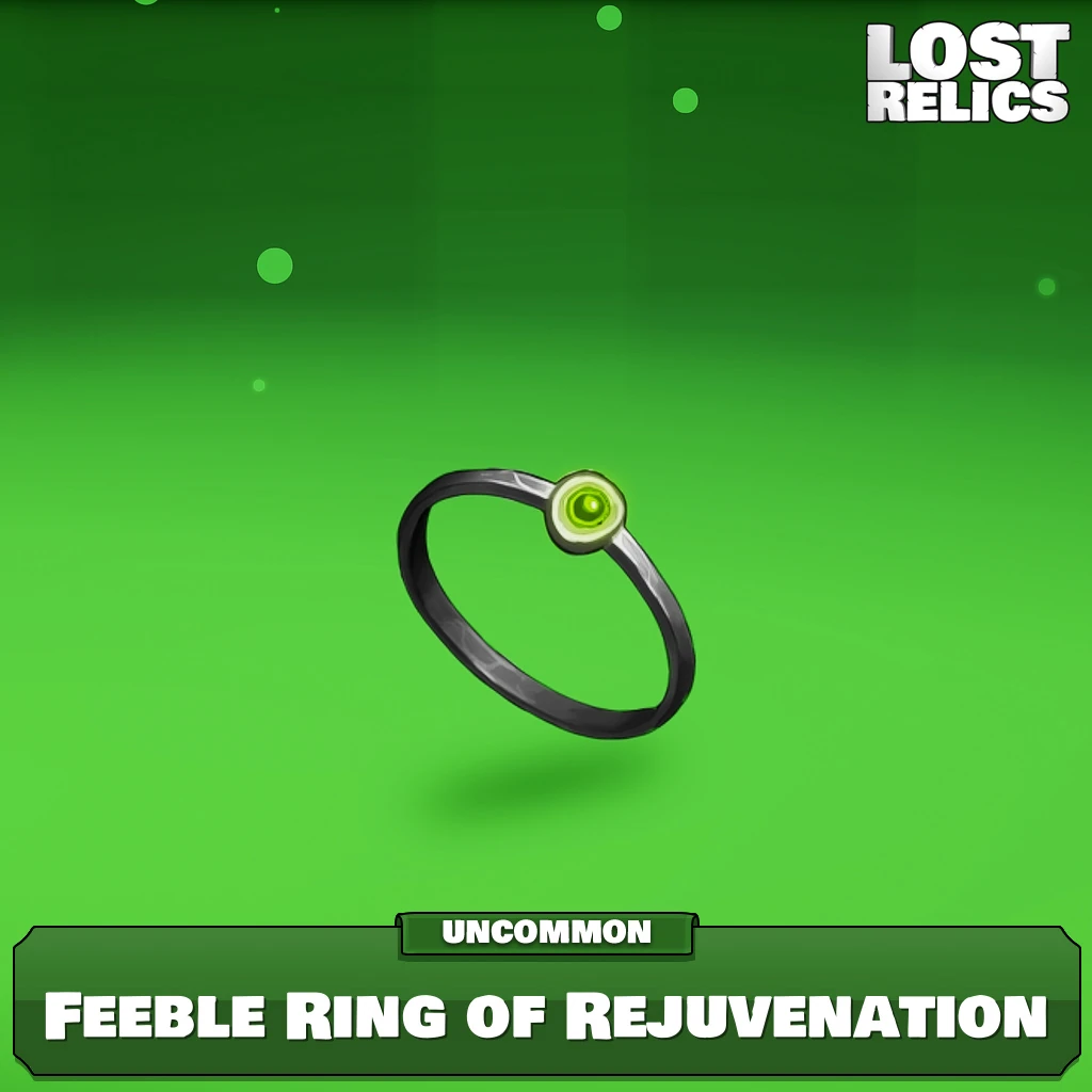 Feeble Ring of Rejuvenation | Lost Relics Game Wiki | Fandom