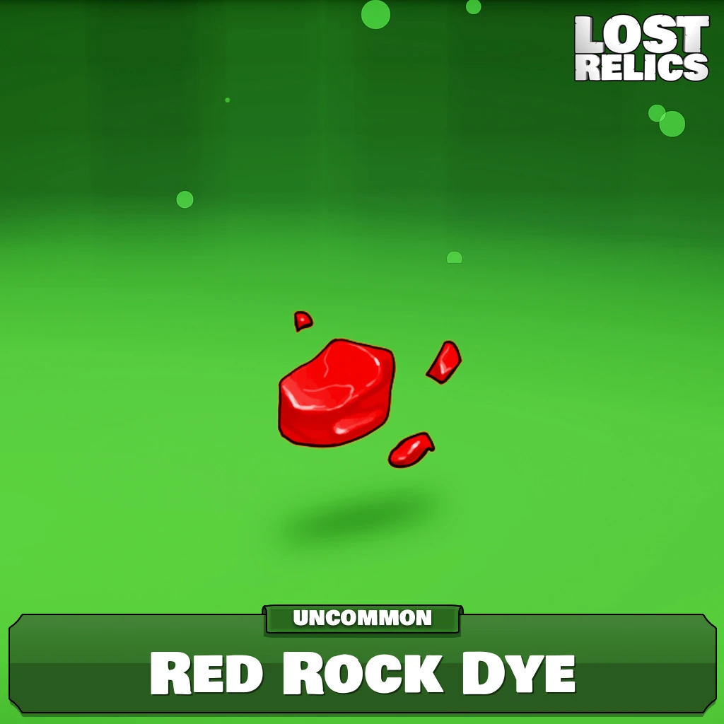 Red Rock Dye | Lost Relics Game Wiki | Fandom