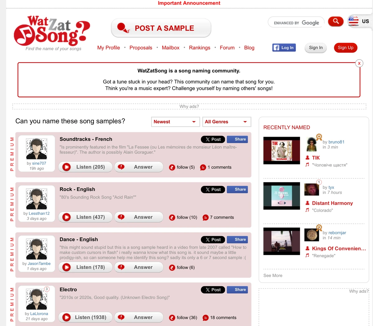 WatZatSong | Lostwave's Finest Wiki | Fandom