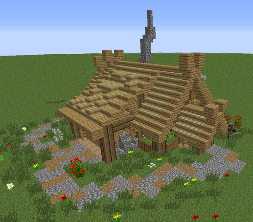 Rohan builds | LOTR Minecraft mod exiles Wikia | Fandom