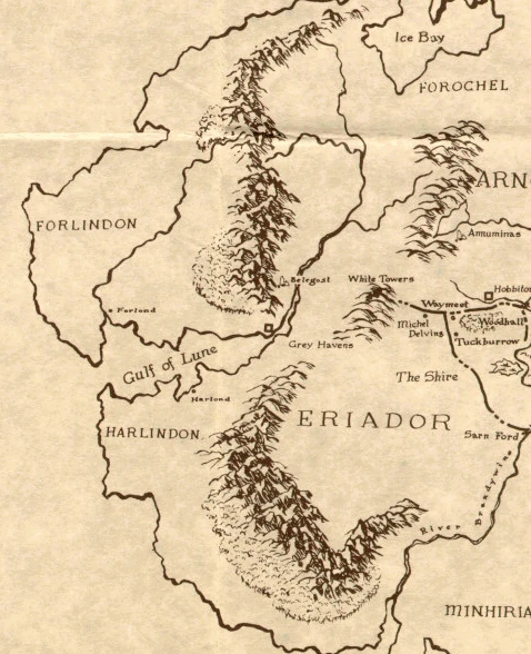 The Children Of Hurin Map