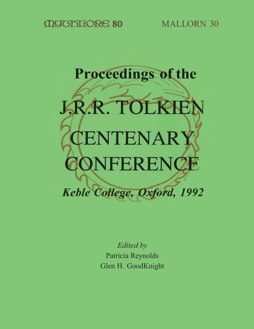 Proceedings of the J.R.R. Tolkien Centenary Conference | The One Wiki ...