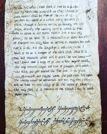 Scroll of Isildur | The One Wiki to Rule Them All | Fandom