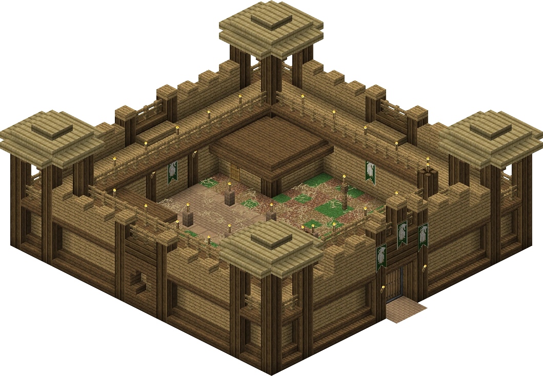 Rohan Fortress | The Lord of the Rings Minecraft Mod Wiki | Fandom