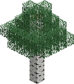 Transparent Minecraft Normal Tree