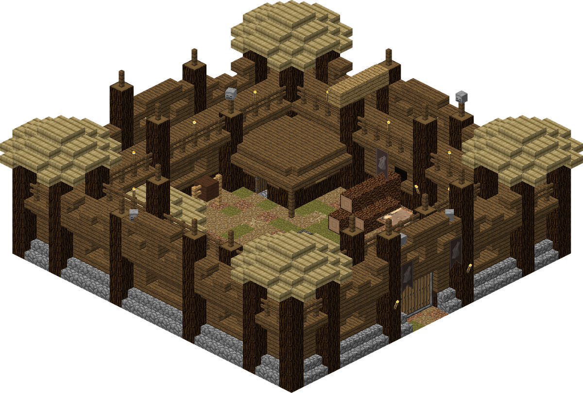 Dunlending Hill Fort The Lord Of The Rings Minecraft Mod Wiki Fandom