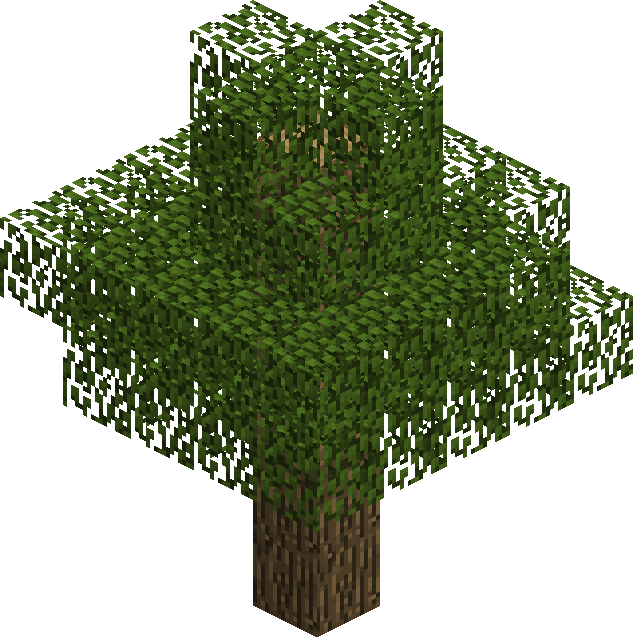 Transparent Minecraft Normal Tree