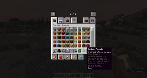 Pouch | The Lord of the Rings Minecraft Mod Wiki | Fandom