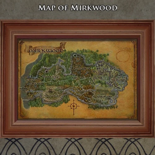 Map of Mirkwood | JaLotRO | Fandom
