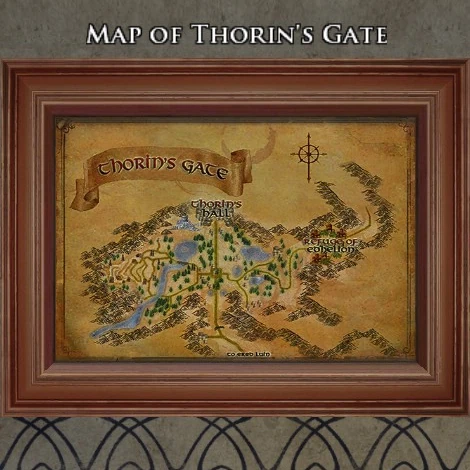 Map of Thorin's Gate | JaLotRO | Fandom
