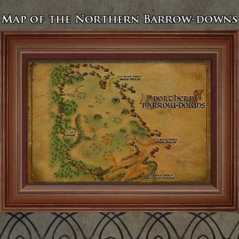 Map of the Northern Barrow-downs | JaLotRO | Fandom