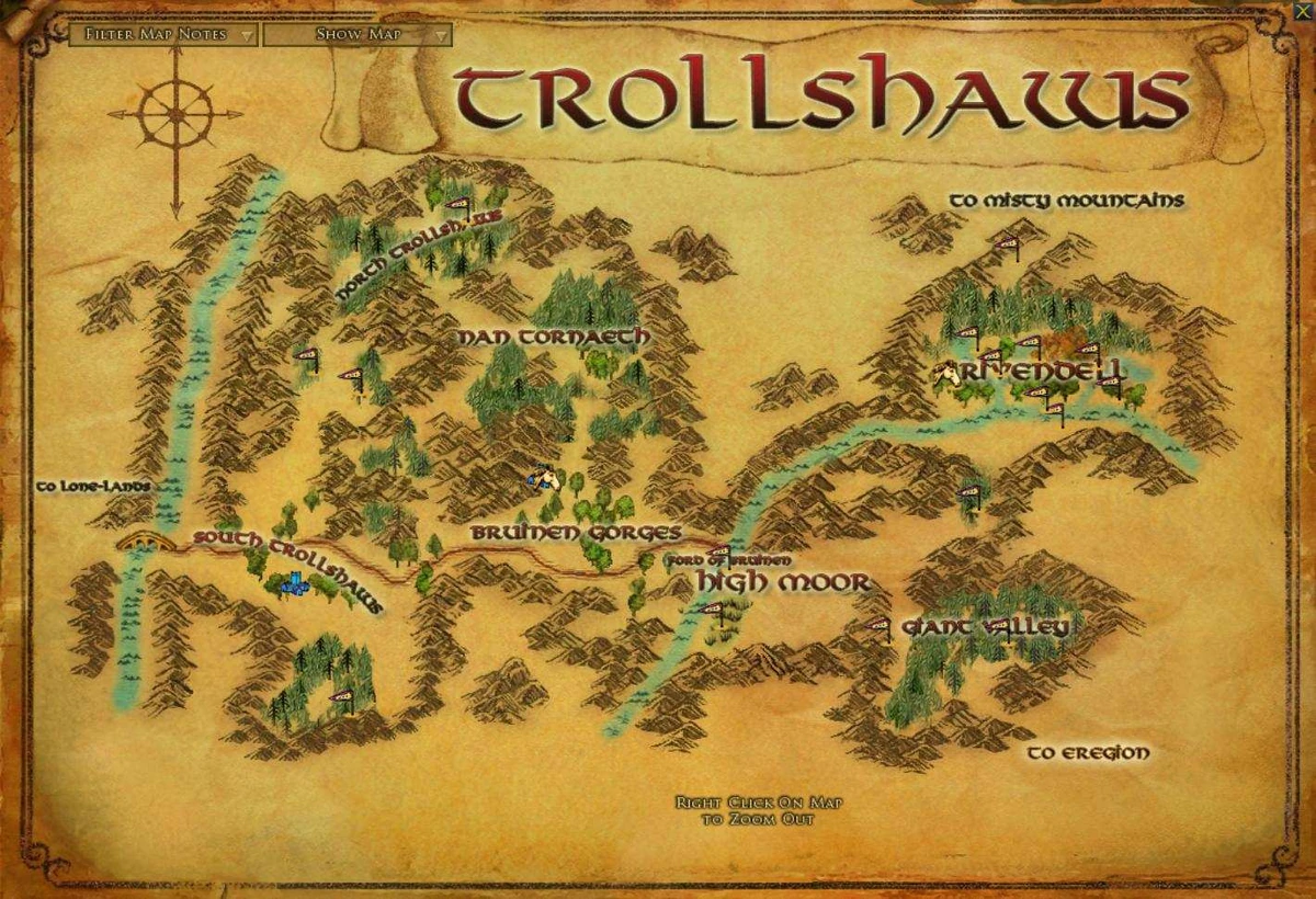 Trollshaws | Lord of the Rings Online Wiki | Fandom