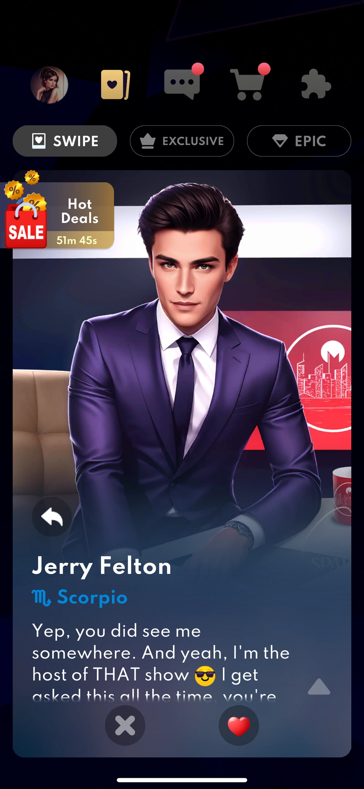 Jerry Felton | Love Sparks Wiki | Fandom
