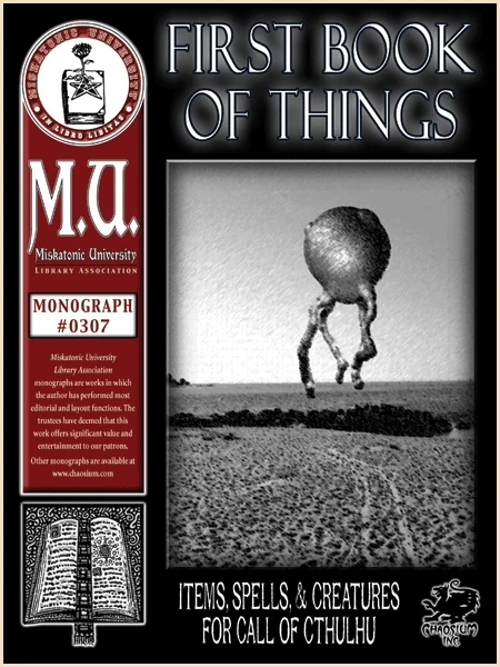First Book of Things | The H.P. Lovecraft Wiki | Fandom