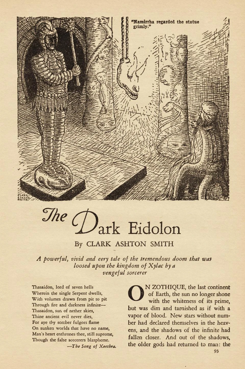The Dark Eidolon | The H.P. Lovecraft Wiki | Fandom