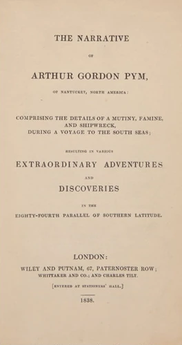 The Narrative of Arthur Gordon Pym of Nantucket | The H.P. Lovecraft ...