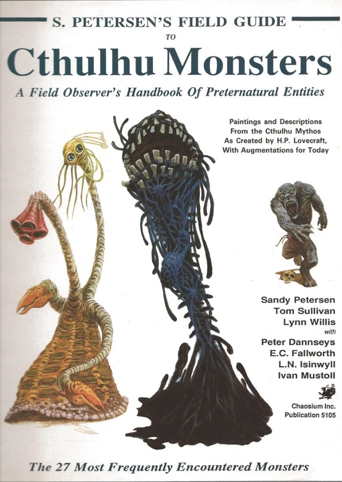 S. Petersen's Field Guide to Cthulhu Monsters | The H.P. Lovecraft Wiki ...