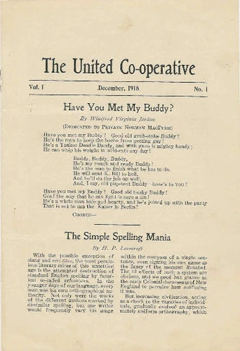 The United Co-operative | The H.P. Lovecraft Wiki | Fandom