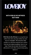 With Rob As My Witness | Lovejoy Wiki | Fandom