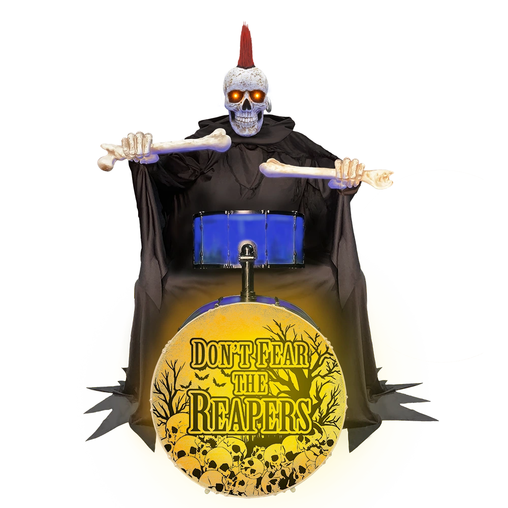 Bluetooth Reaper w/ Drums | Lowe's Halloween Wiki | Fandom