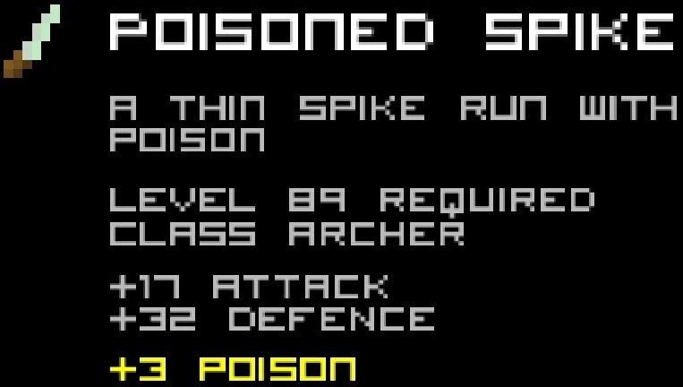 Poisoned Spike | Legends of Yore Wiki | Fandom