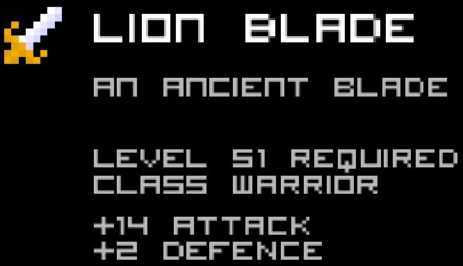 Lion Blade | Legends of Yore Wiki | Fandom