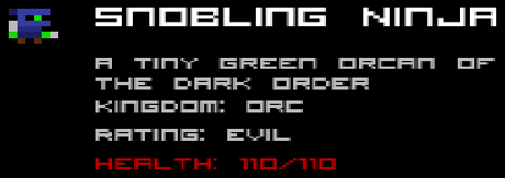 Snobling Ninja | Legends of Yore Wiki | Fandom