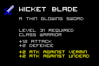 Wicket Blade | Legends of Yore Wiki | Fandom