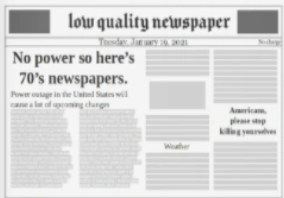 Low quality News | LQC's Alternate future of the United States Wiki ...