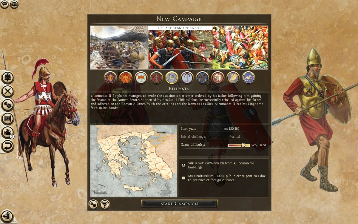 Bithynia | Last Stand Of Greece (Rome II Mod) Wiki | Fandom