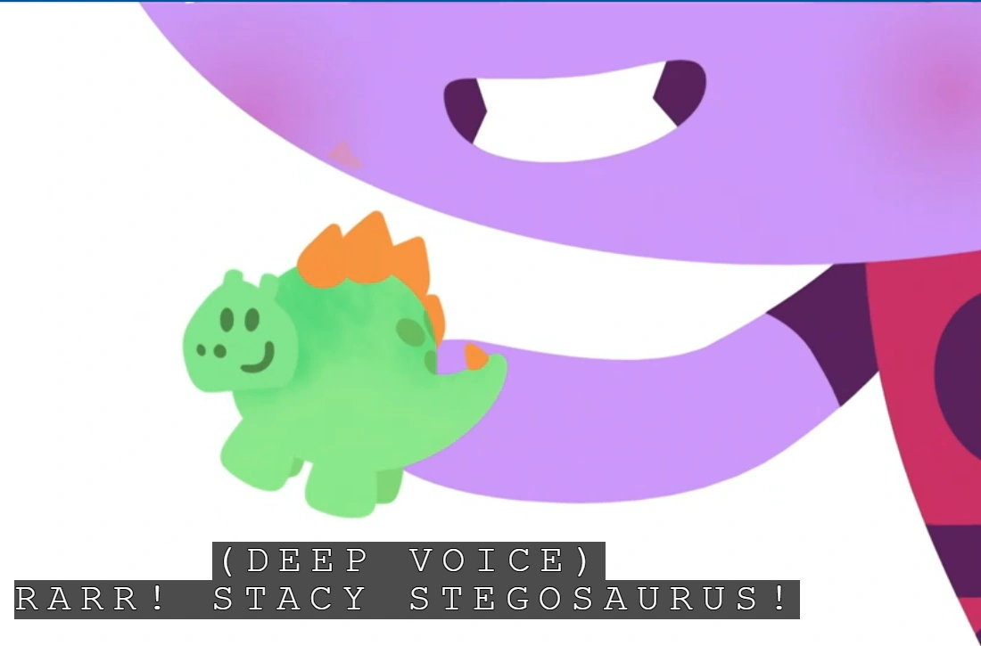 Stacy Stegosaurus | Lu and the Bally Bunch Wiki | Fandom