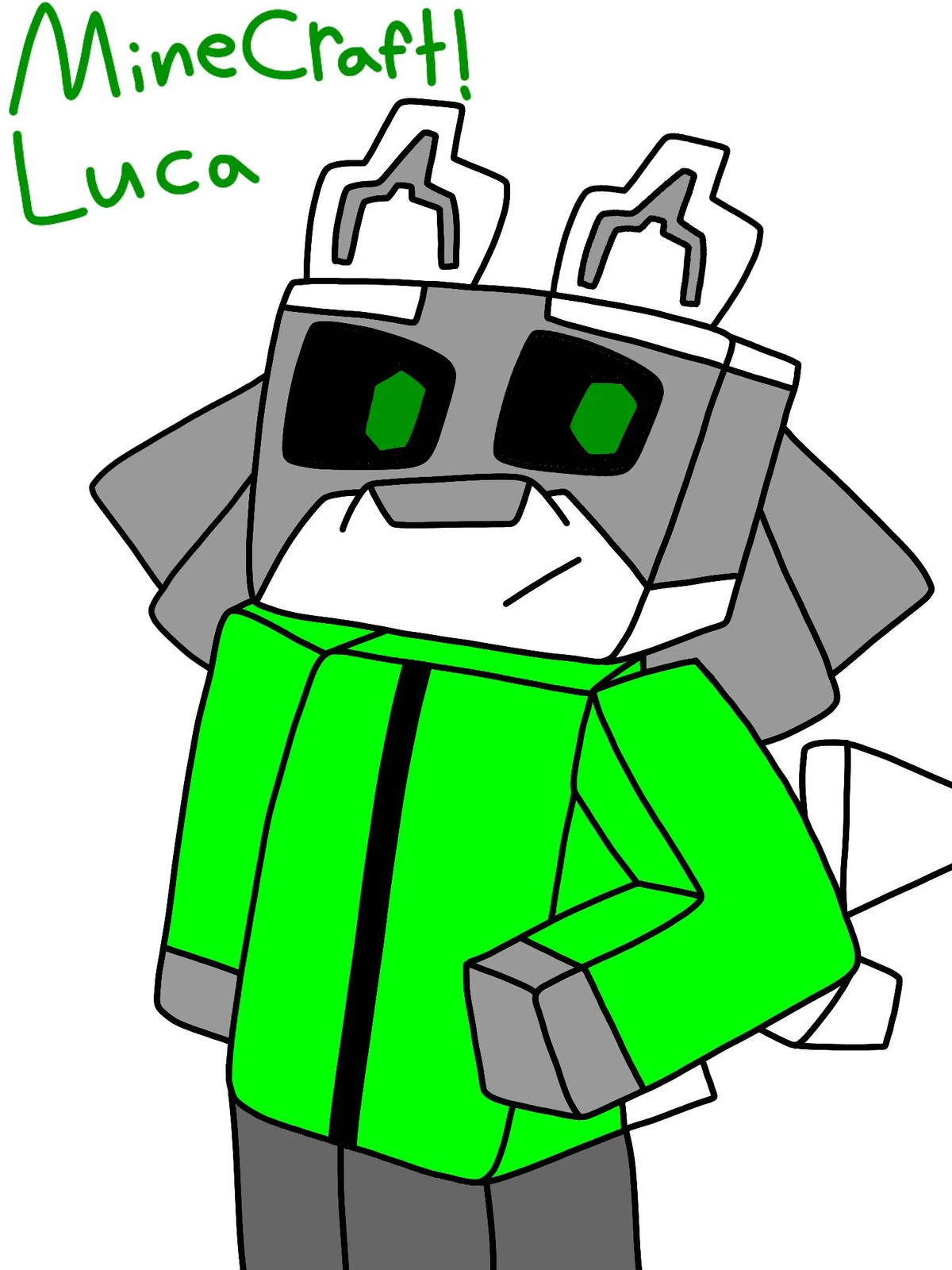 Minecraft!Luca | LucariotheSkeleton Wiki | Fandom