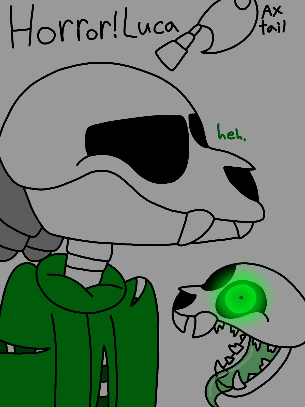 Horror!Luca | LucariotheSkeleton Wiki | Fandom
