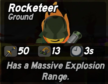 Rocketeer | Lucas Tower Defense Wiki | Fandom