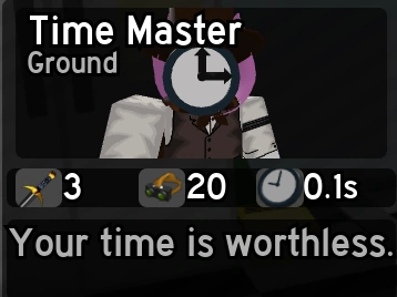 Time Master | Lucas Tower Defense Wiki | Fandom